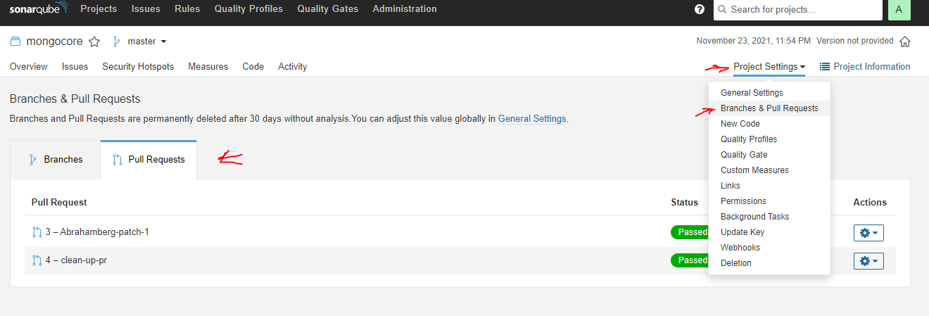SonarQube Pull Request Scanner + Community - Daniel Abrahamberg