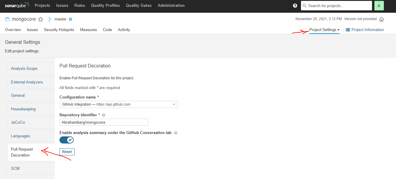 SonarQube Pull Request Scanner + Community - Daniel Abrahamberg SonarQube Pull Request Scanner + Community - Daniel Abrahamberg